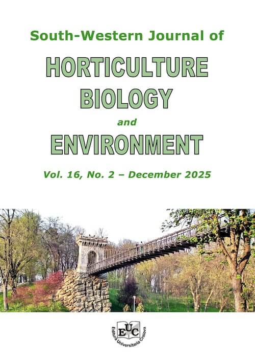 South-Western Journal of Horticulture, Biology and Environment